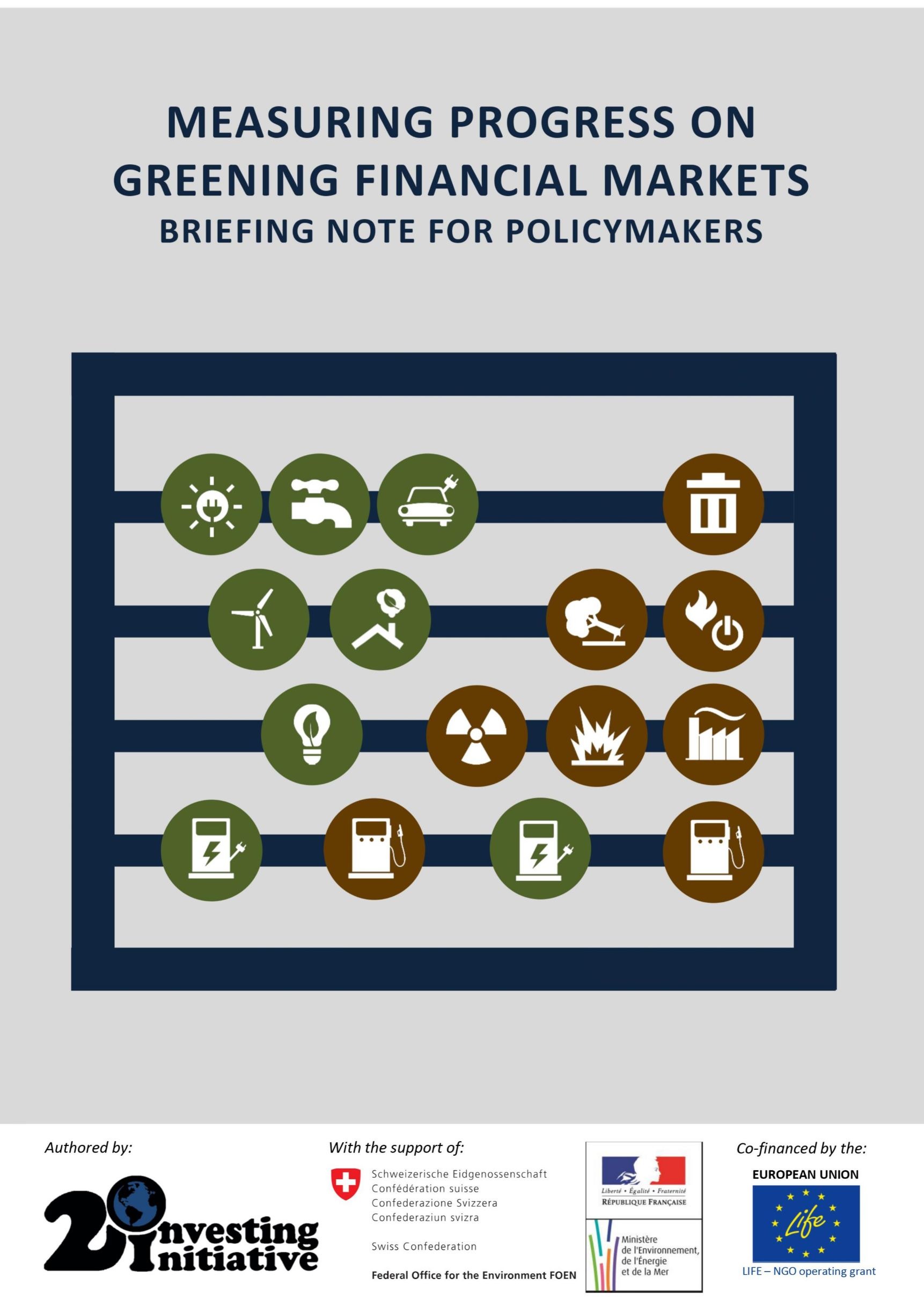 Measuring Progress on Greening Financial Markets - Sustainable Finance ...